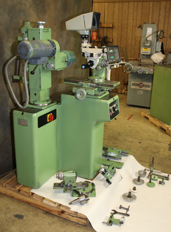 Machinery Values, Inc. - Deckel S11 TOOL & CUTTER GRINDER, OPTICAL COMP ...