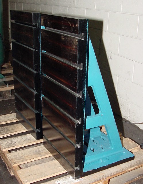 36'' Height 18'' Width Jash (2) Cast Iron T-Slotted ANGLE PLATES (Ref ...