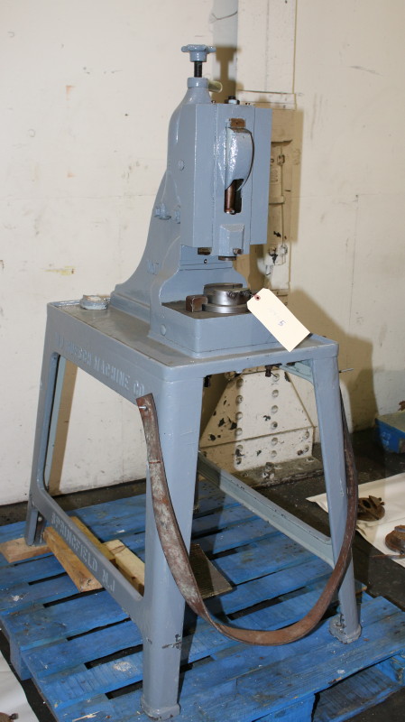 Machinery Values, Inc. - Ruesch 7 KICK PRESS (Ref No: 154014)