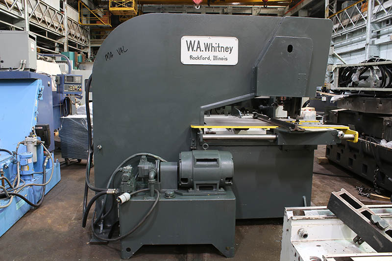 50 Ton 30'' Throat Whitney, W.A. 652 SINGLE STA. PUNCH PRESS (Ref No ...