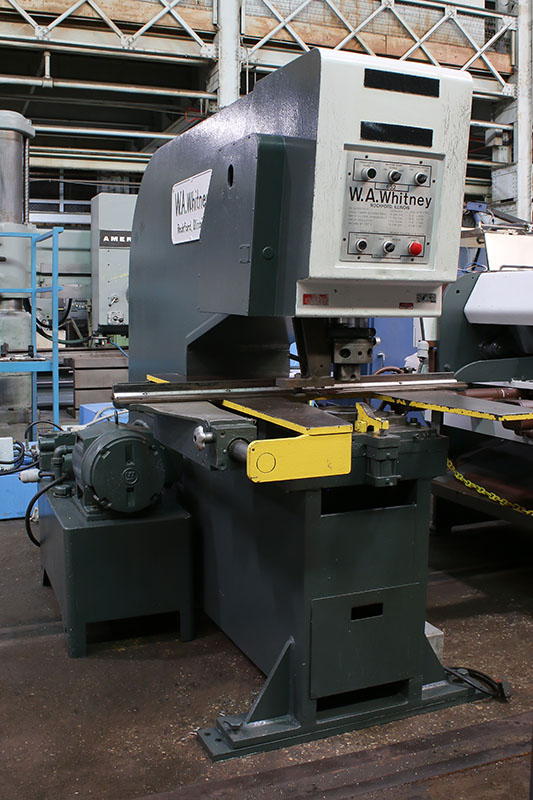 50 Ton 30'' Throat Whitney, W.A. 652 SINGLE STA. PUNCH PRESS (Ref No ...