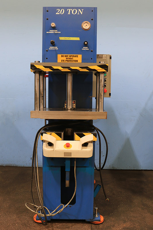 20 Ton 12'' Stroke Pressmaster CFP-20T HYDRAULIC PRESS (Ref No: 158746 ...