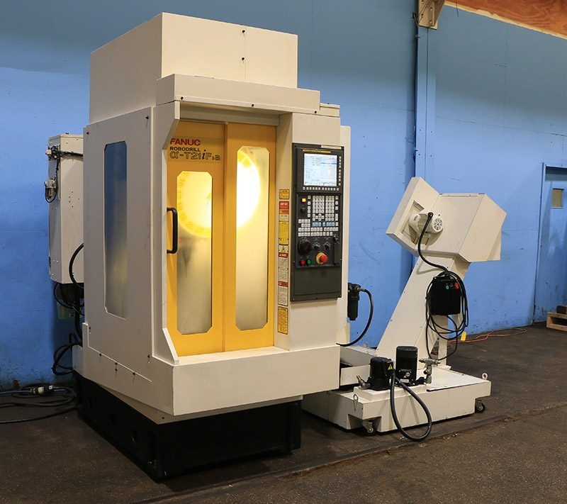11.81'' X Axis 11.81'' Y Axis Fanuc Robodrill T21iFsa, New 2012, 10k ...