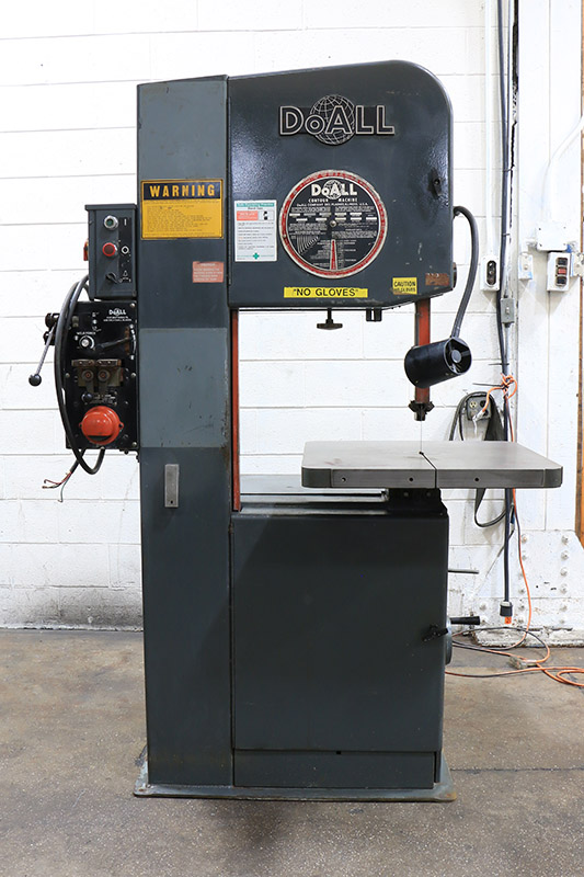 20'' Throat 13'' Height DoAll 2013-V VERTICAL BAND SAW (Ref No: 159259 ...