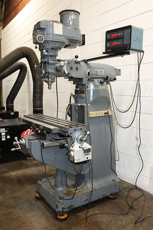 42'' Table 2HP Spindle Alliant 42VC VERTICAL MILL (Ref No: 159347 ...