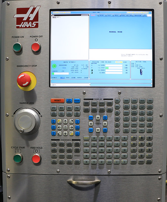 Machinery Values, Inc. - 20'' X Axis 20'' Y Axis Haas EC-400 HORZ ...