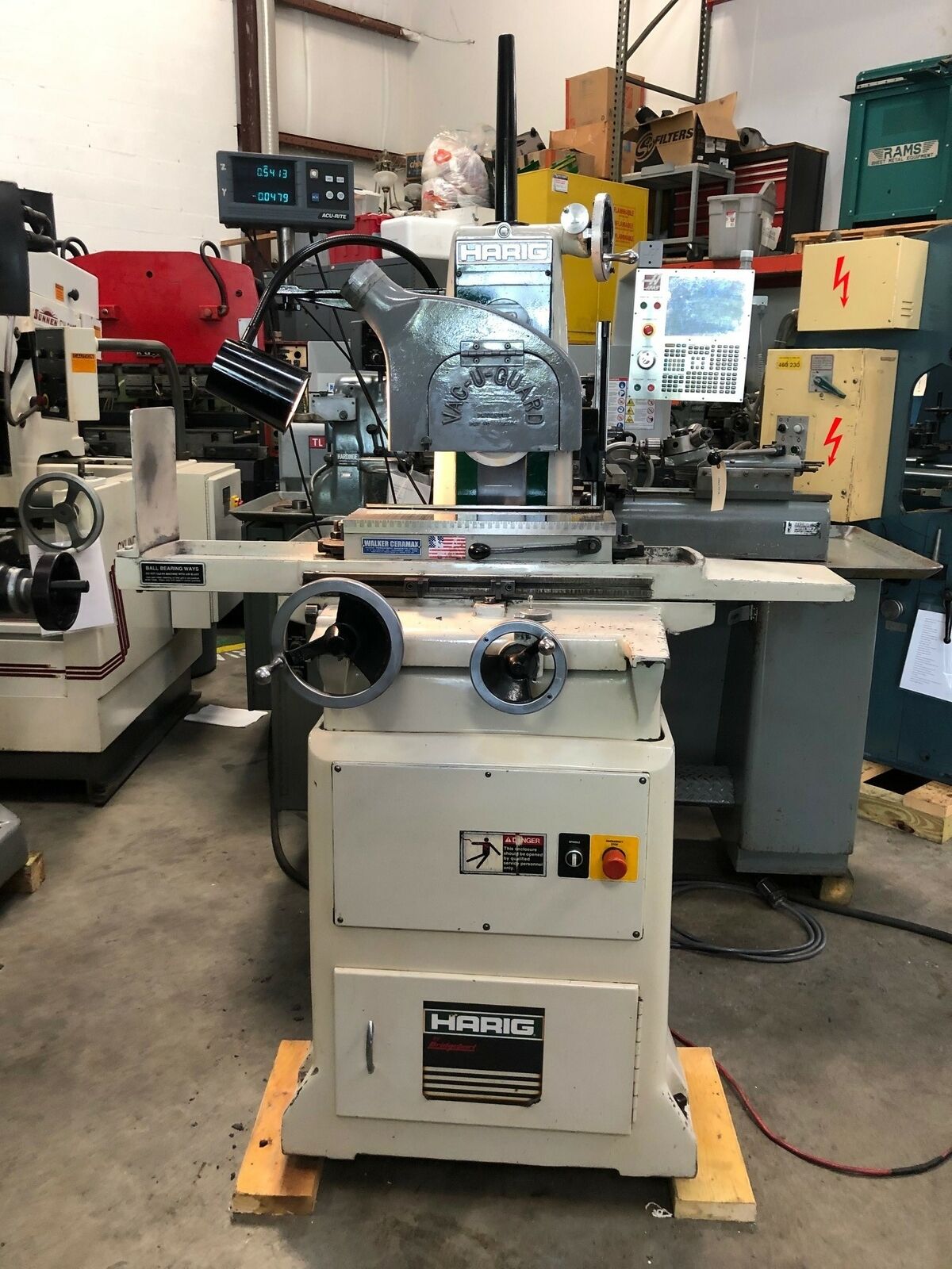 6'' Width 18'' Length Harig 618 BALLWAY SURFACE GRINDER (Ref No: 159836 ...