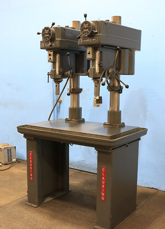2 Spindles Clausing 2285 MULTI-SPINDLE DRILL (Ref No: 159918 ...