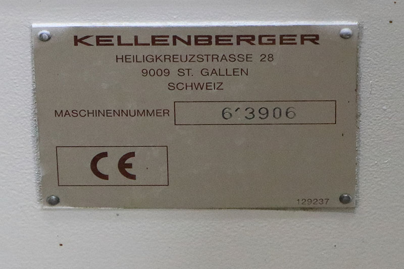 14'' Swing 40'' Centers Kellenberger 1000U, NEW 2001, SWING AROUND I..D., OD GRINDER (Ref No ...