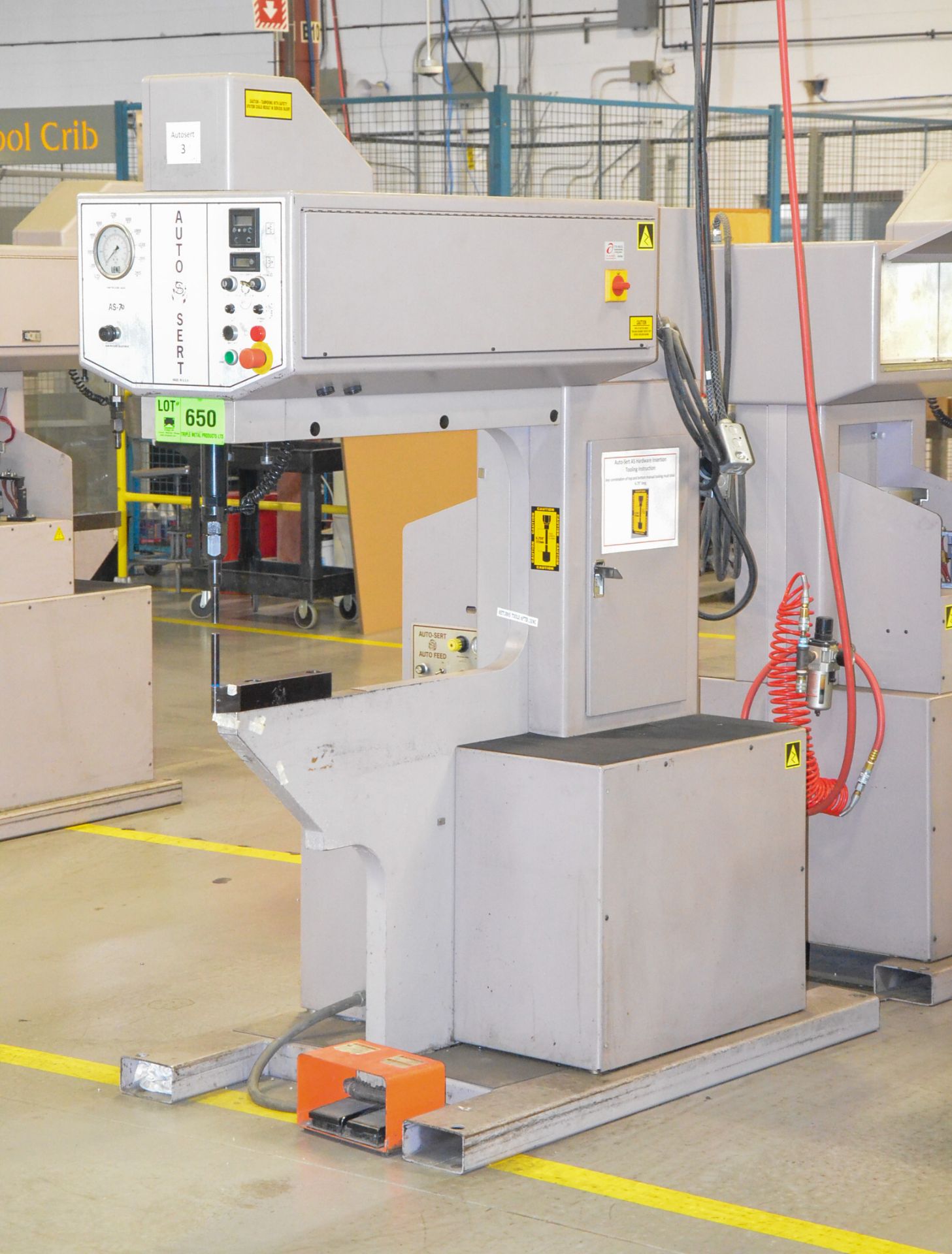 7.5 Ton 6'' Stroke Auto-Sert AS-7.5 HARDWARE INSERTION PRESS (Ref No ...