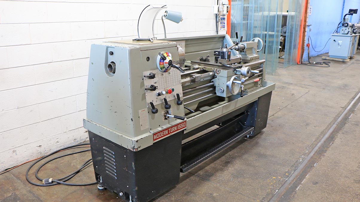 15'' Swing 50'' Centers Modern 1550 ENGINE LATHE (Ref No: 160285 ...
