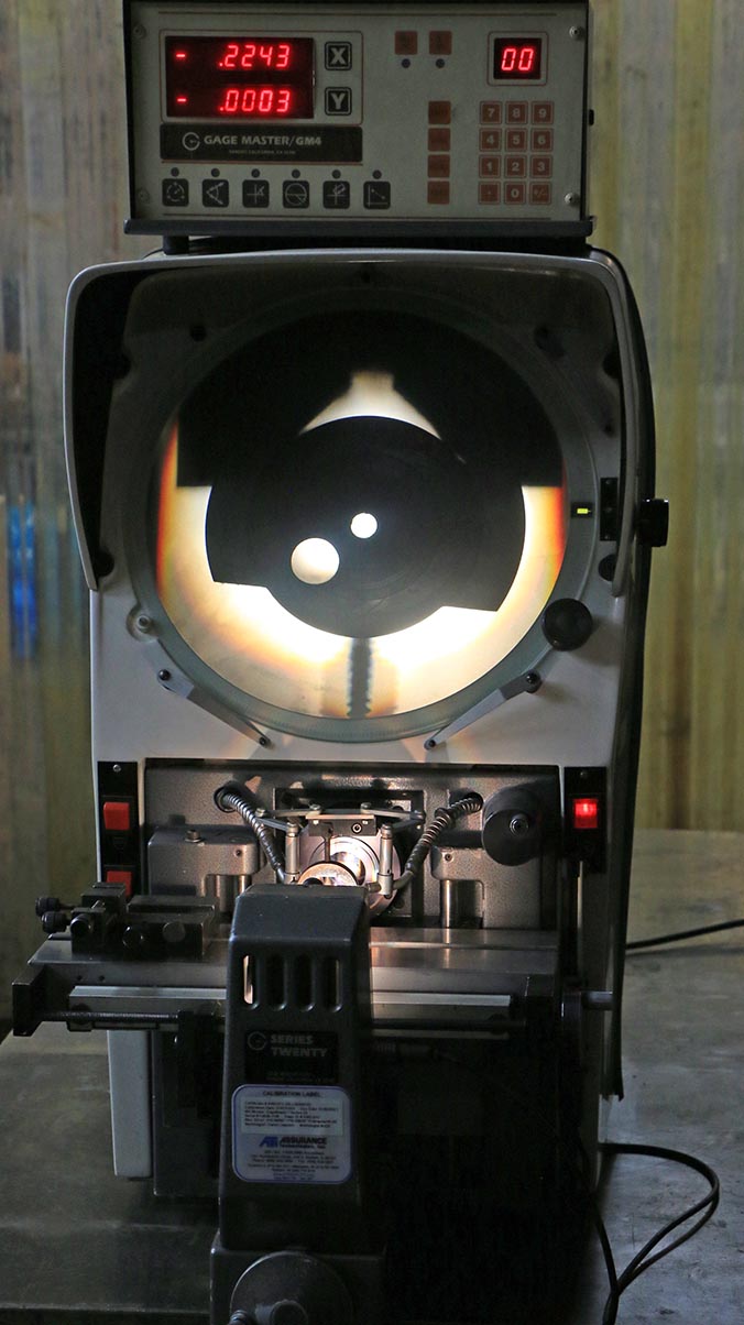 12'' Screen Gage-Master SERIES 20, DRO, OPTICAL COMPARATOR (Ref No ...