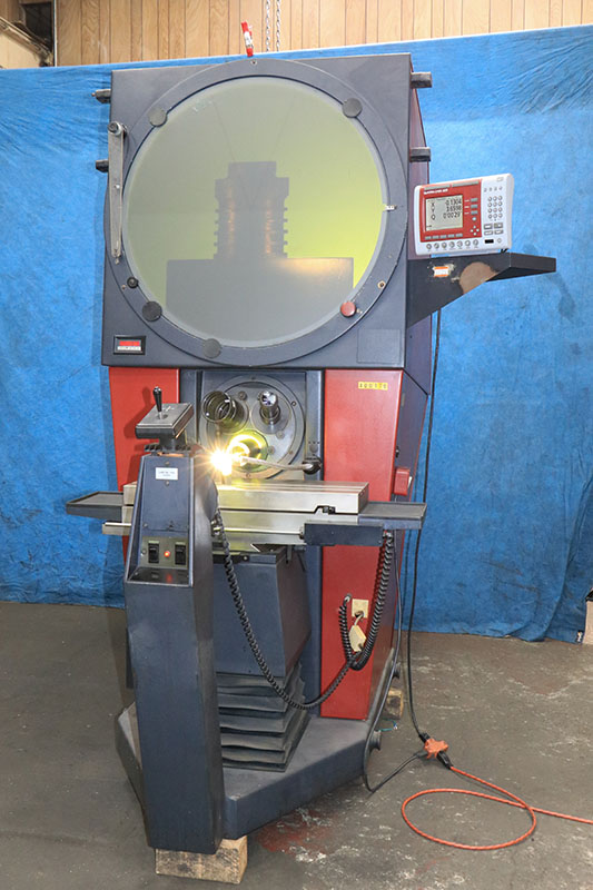 30'' Screen Starrett HF750, 2011, QC 200 DRO, EDGE DET. Q AXIS, OPTICAL ...