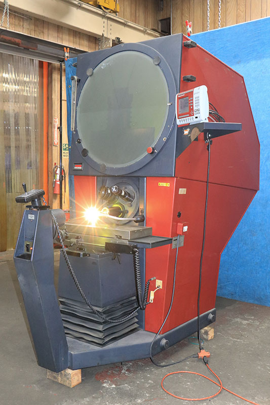 30'' Screen Starrett HF750, 2011, QC 200 DRO, EDGE DET. Q AXIS, OPTICAL ...