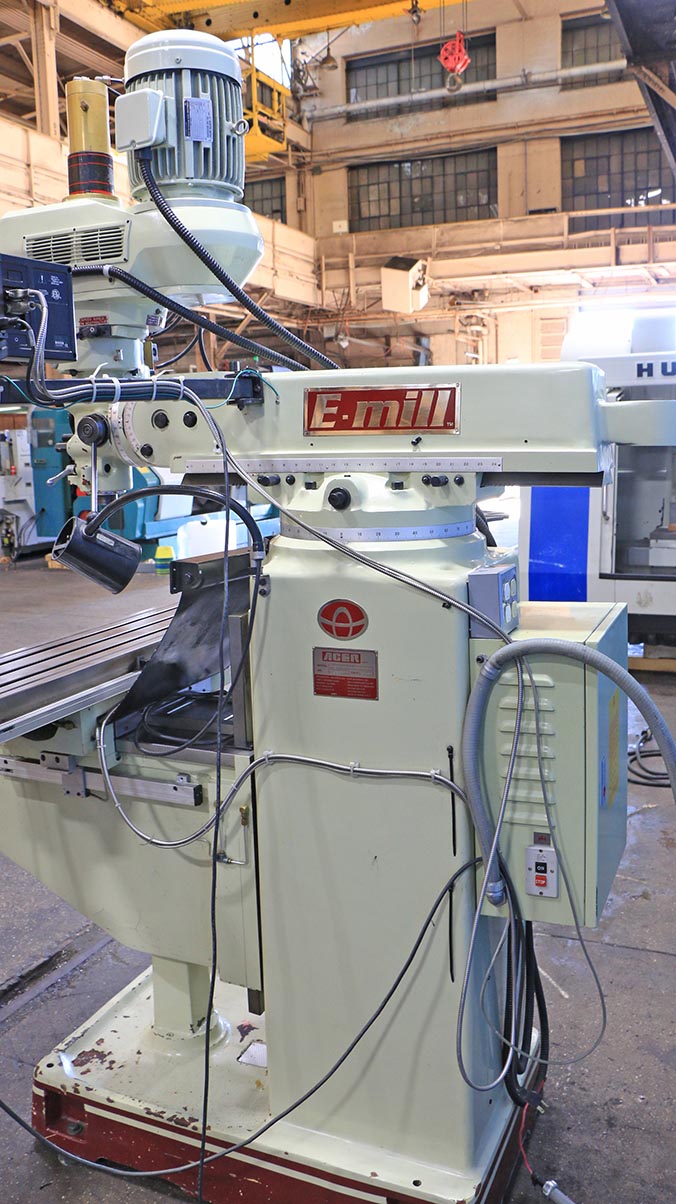 50'' Table 3HP Spindle Acer E-MILL 3VKH VERTICAL MILL (Ref No: 160442 ...