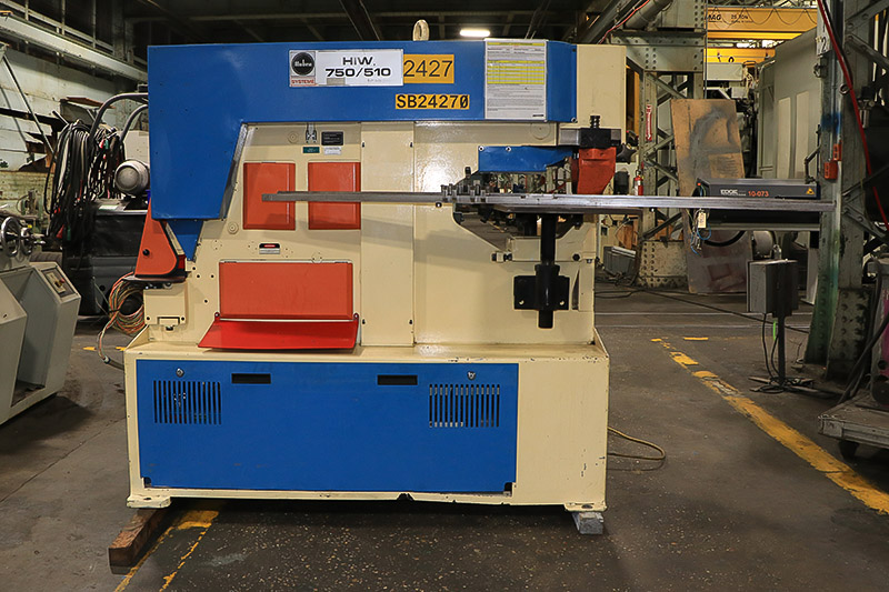 82 Ton 20'' Throat Mubea HIW 750/510 IRONWORKER (Ref No: 160462 ...