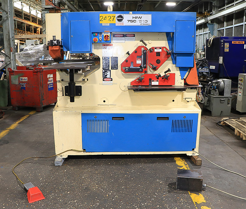 82 Ton 20'' Throat Mubea HIW 750/510 IRONWORKER (Ref No: 160462 ...