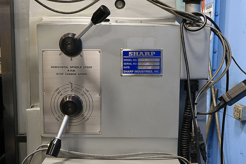 52'' Table 7.5HP Spindle Sharp UH3 UNIVERSAL MILL (Ref No: 160645 ...