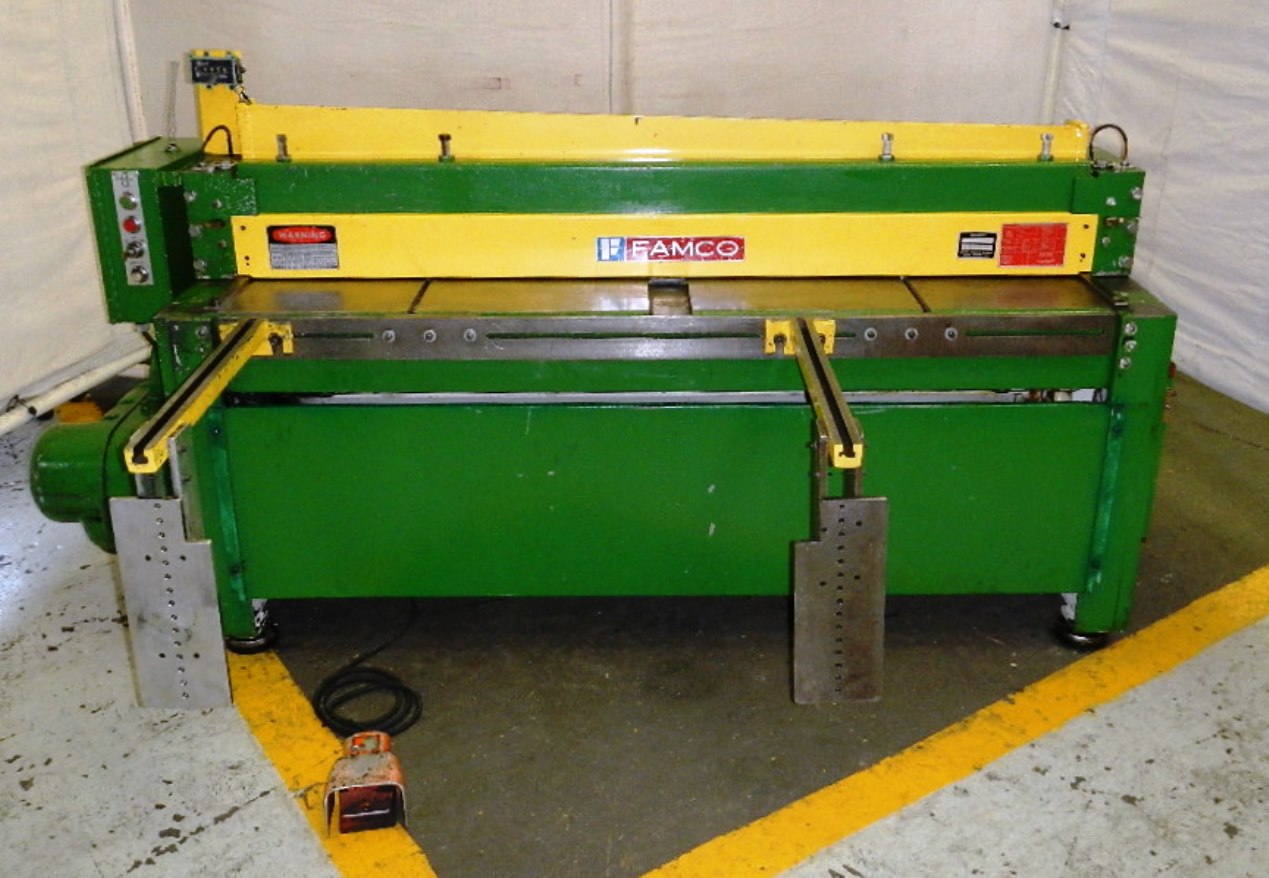 12Ga Cap. 72'' Width Famco 1272 SHEAR (Ref No: 160727) - Machinery Values