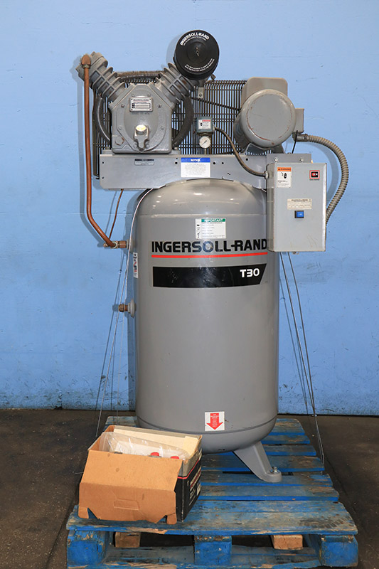 7.5HP Motor Ingersoll-Rand T30 AIR COMPRESSOR (Ref No: 160889 ...