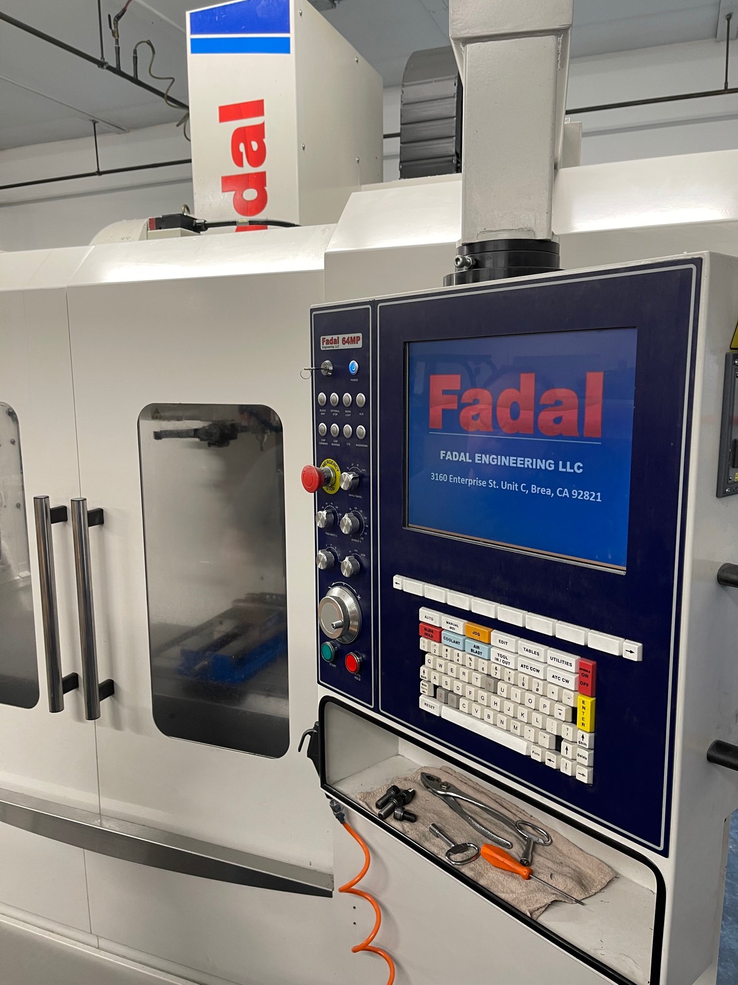 40'' X Axis 20'' Y Axis Fadal VMC 4020-BII, New 2016 VERTICAL MACHINING ...