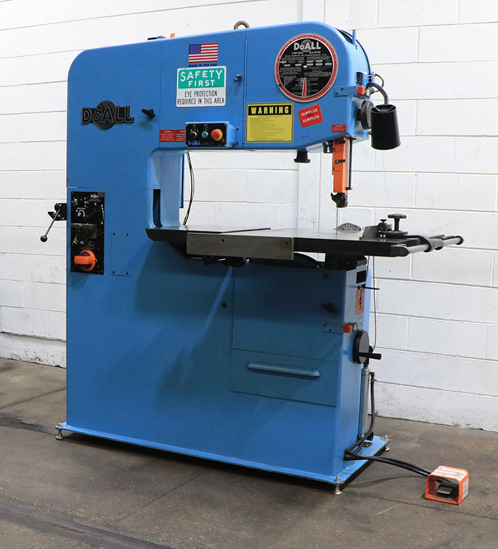 36'' Throat 13'' Height DoAll 3613-1 VERTICAL BAND SAW (Ref No: 161546 ...