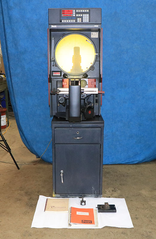 16'' Screen Starrett HB400, NEW 1994, QC2000 DRO w.EDGE DET. OPTICAL ...