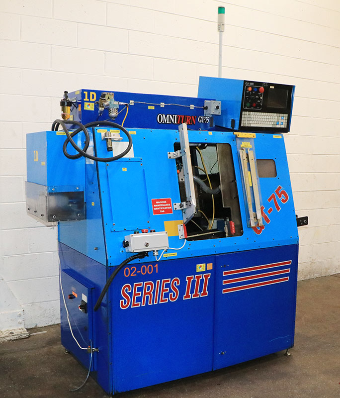 Omniturn GT-75 Series III CNC LATHE (Ref No: 162261) - Machinery Values
