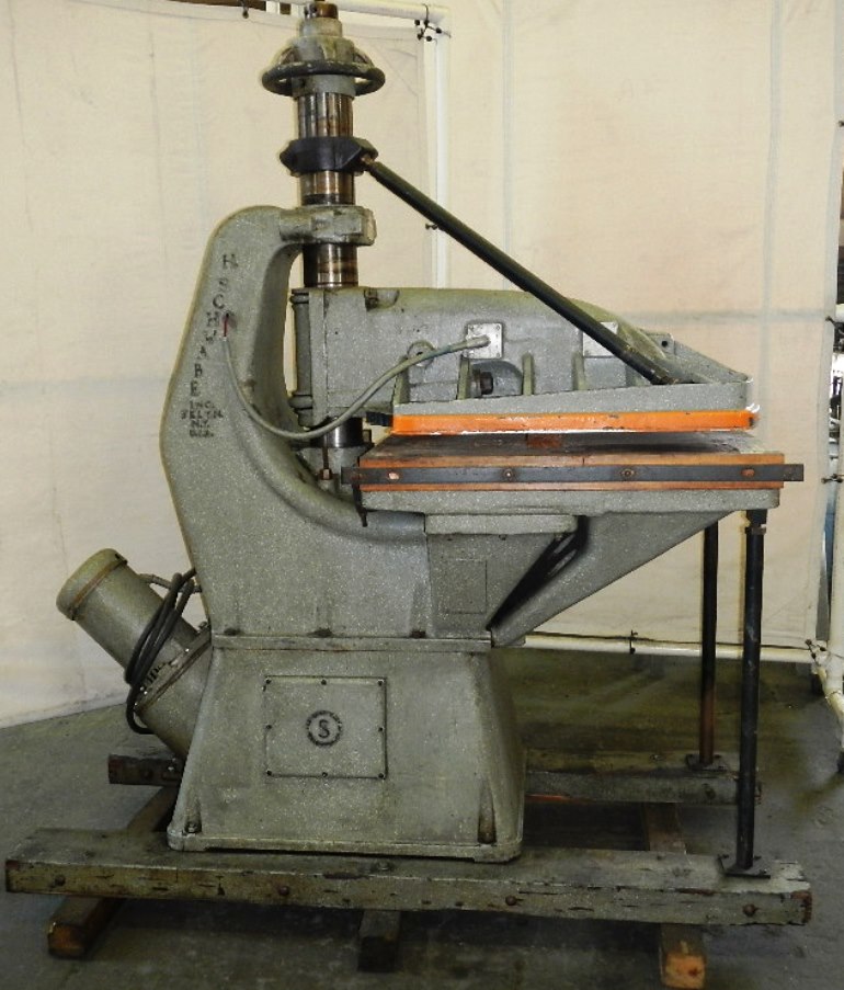 25 Ton Herman-Schwabe DS-HD CLICKER DIE CUTTING PRESS (Ref No: 162356 ...