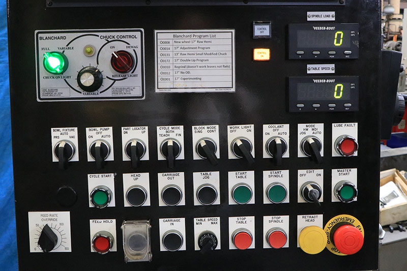 20'' Chuck 15HP Spindle Blanchard 11AD20, NEW 2012, FANUC POWERMATE Id ...