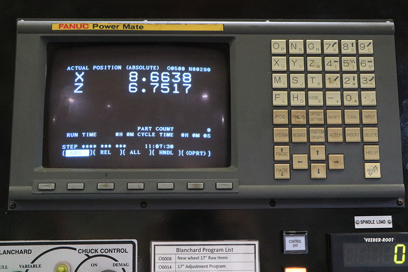 20'' Chuck 15HP Spindle Blanchard 11AD20, NEW 2012, FANUC POWERMATE Id ...