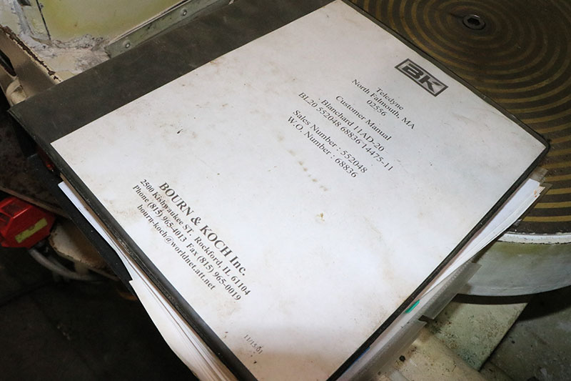 20'' Chuck 15HP Spindle Blanchard 11AD20, NEW 2012, FANUC POWERMATE Id ...