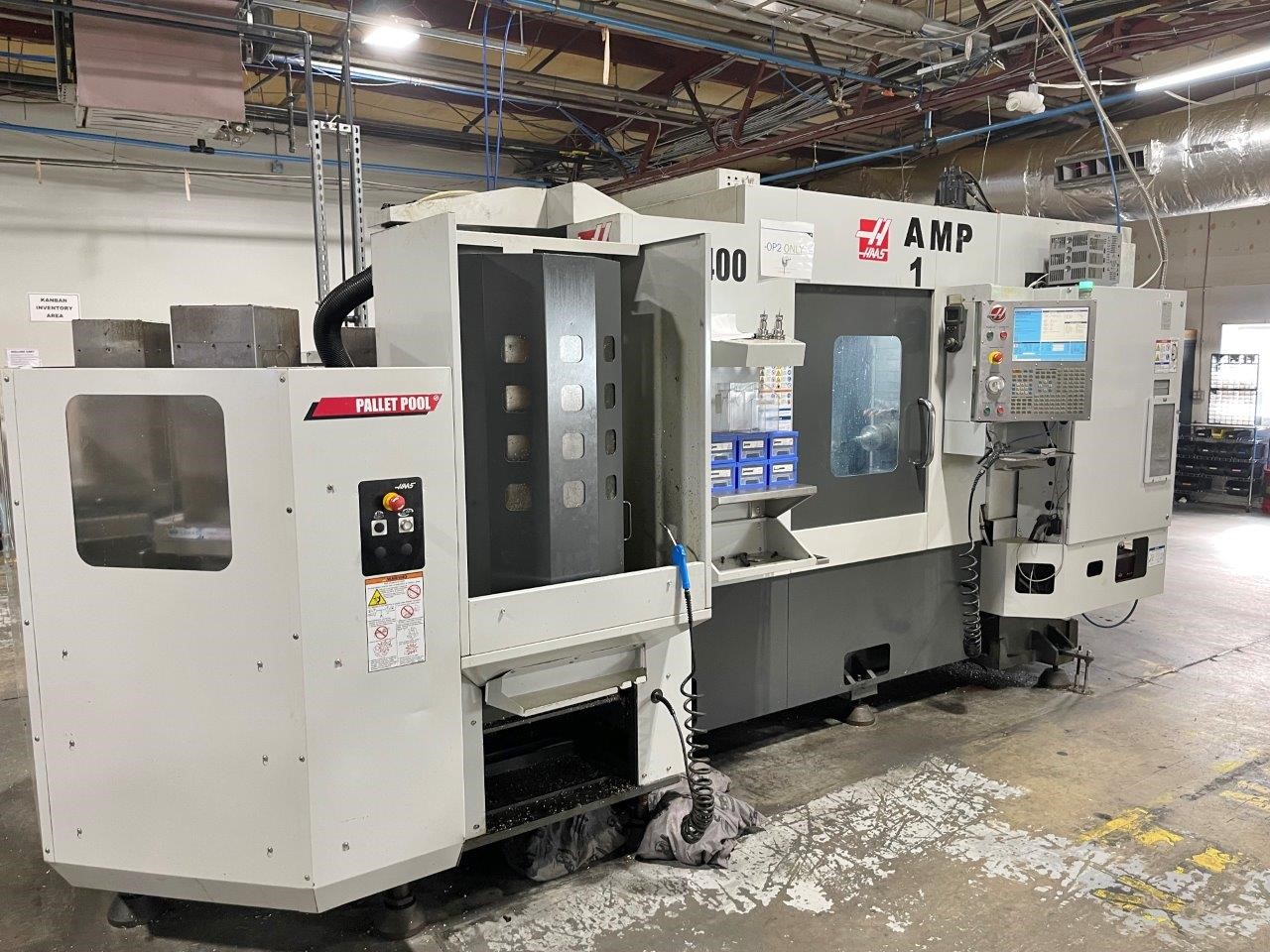 20'' X Axis 20'' Y Axis Haas EC-400PP HORZ MACHINING CENTER (Ref No ...