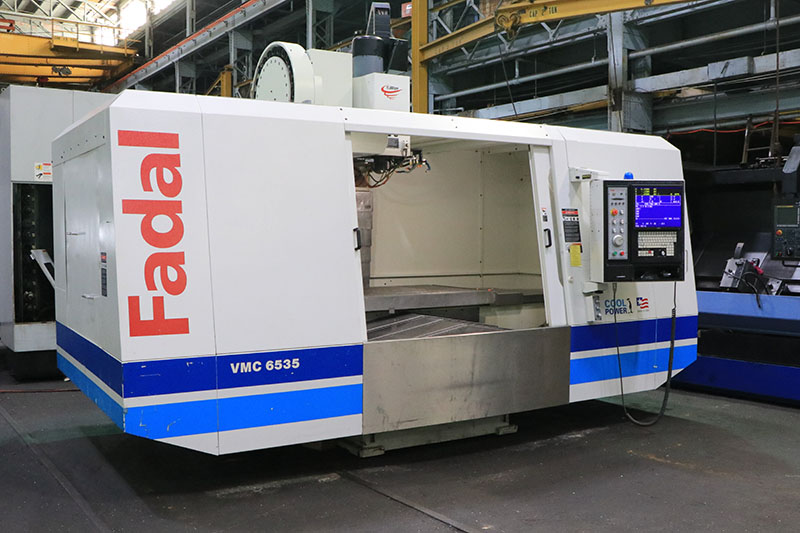 65'' X Axis 35'' Y Axis Fadal VMC-6535-HT VERTICAL MACHINING CENTER ...