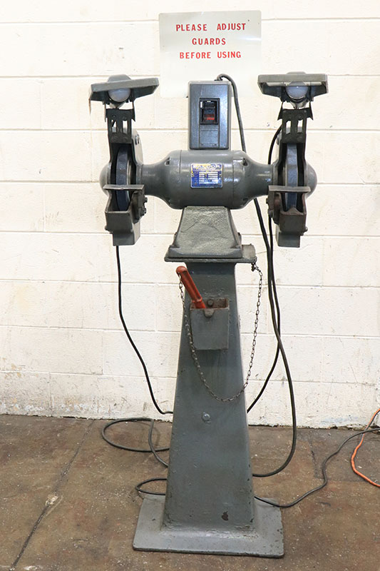 1.5HP Motor 10'' Whl Dia Baldor 1021W, LATE MODEL, EYE SHIELDS, STARTER ...