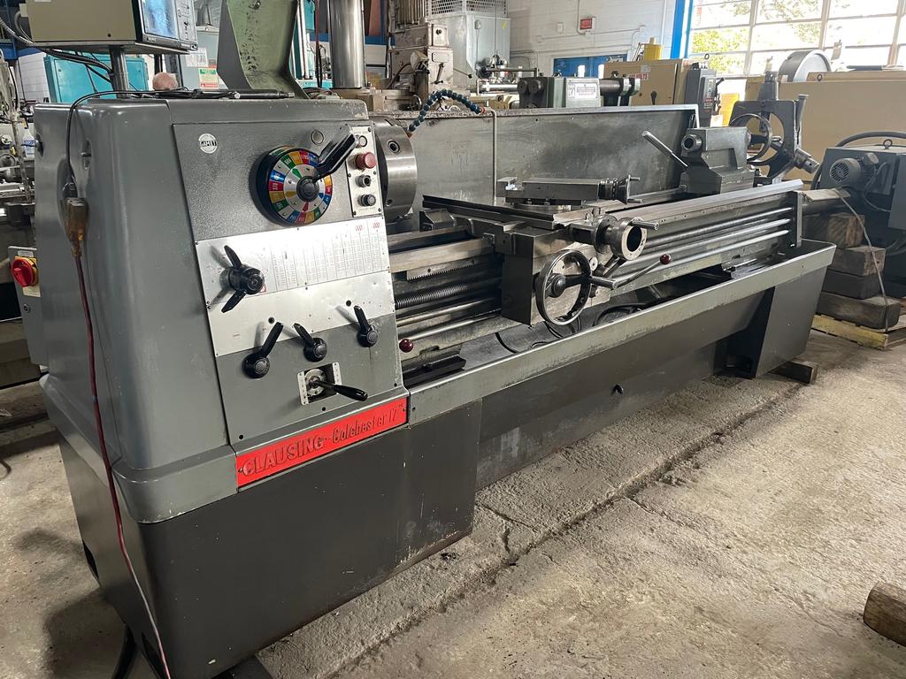 17'' Swing 80'' Centers Clausing-Colchester 8052 17'' ENGINE LATHE (Ref ...