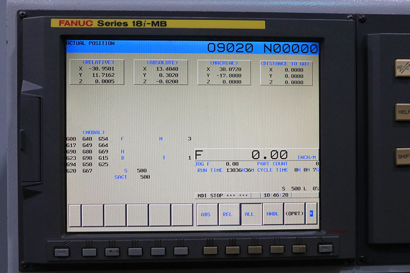 61'' X Axis 29.5'' Y Axis Hyundai-Kia VX-750MH VERTICAL MACHINING ...