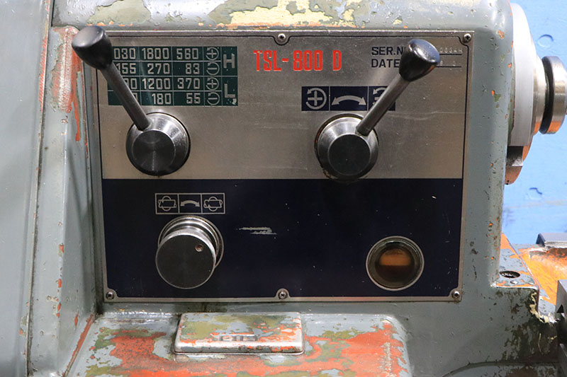 14'' Swing 30'' Centers Takisawa TSL-800 ENGINE LATHE (Ref No: 163902 ...