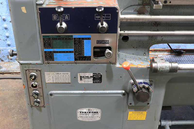 14'' Swing 30'' Centers Takisawa TSL-800 ENGINE LATHE (Ref No: 163902 ...