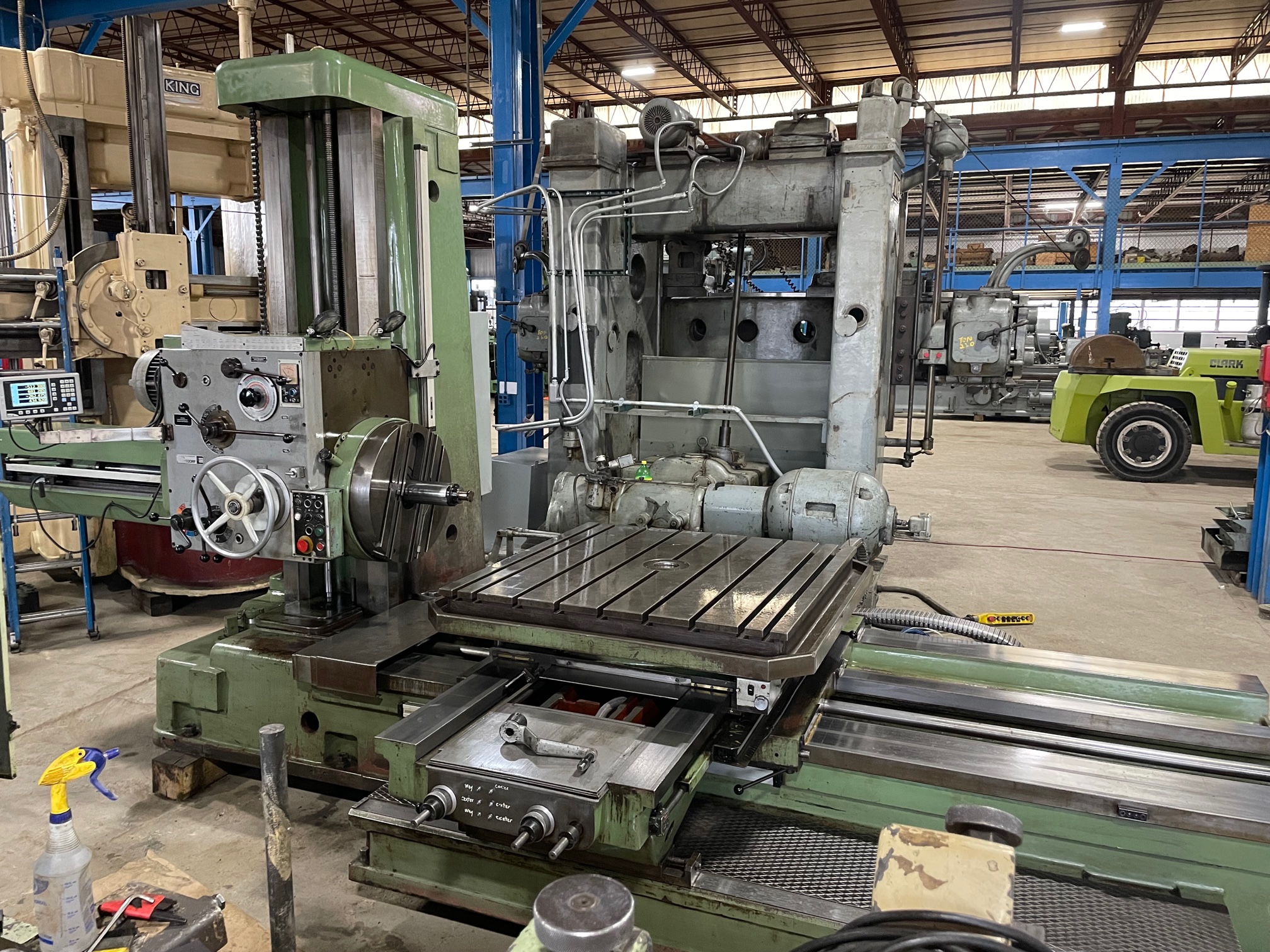 Boring Mills - TABLE TYPE HORIZONTAL BORING MILLS - Machinery Values