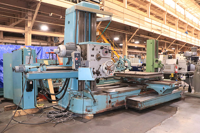 4'' Spindle 63'' X Axis Tos W100A HORIZONTAL BORING MILL (Ref No ...