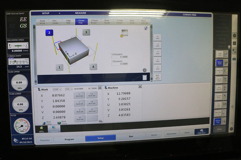 17.7'' Y Axis 25.6'' X Axis Makino U6, 2016, 16.5Z, HYPER I CNC, WIRE ...