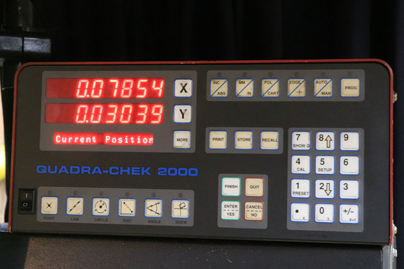 24'' Screen Starrett HF600, 2002, QC 2000 DRO w/PROG. GEO FUNCT., 10 ...