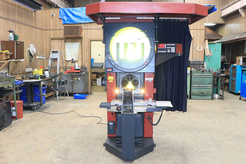 24'' Screen Starrett HF600, 2002, QC 2000 DRO w/PROG. GEO FUNCT., 10 ...