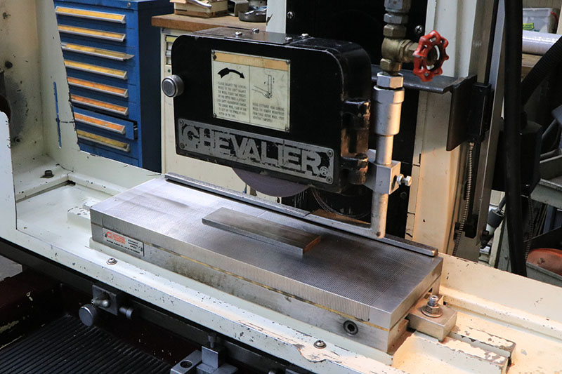 6'' Width 18'' Length Chevalier 618M, 2000, DRO, ROLLER BEARING TABLE ...