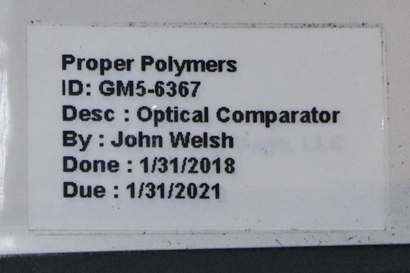 14'' Screen Gage-Master 29/GM5, 1993, GM5 DRO w/PROG. GEO FUNCT., 10X ...