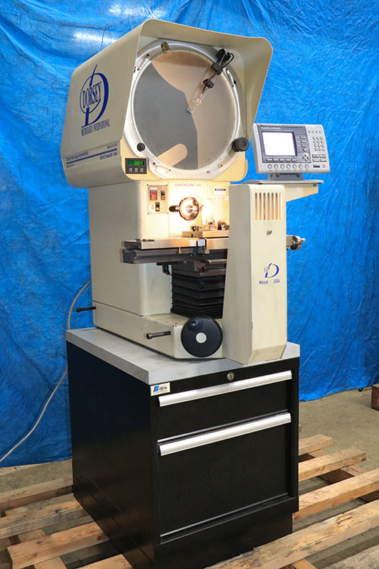 16'' Screen Dorsey Gage Co. BENCHMARK 16H, 2004, QC 200 DRO w/PROG. GEO ...