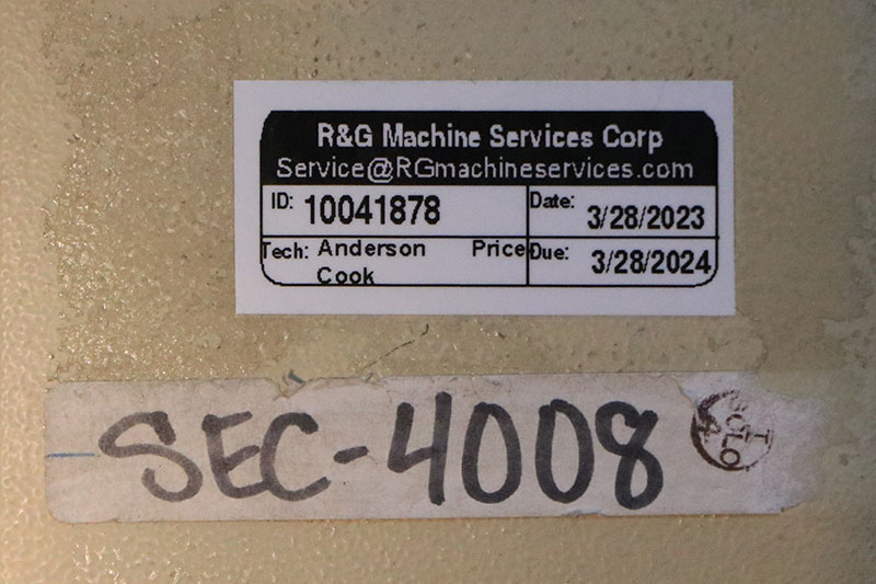 16'' Screen Dorsey Gage Co. BENCHMARK 16H, 2004, QC 200 DRO w/PROG. GEO ...