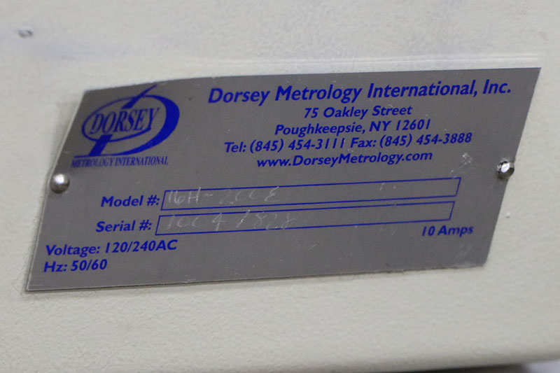 16'' Screen Dorsey Gage Co. BENCHMARK 16H, 2004, QC 200 DRO w/PROG. GEO ...