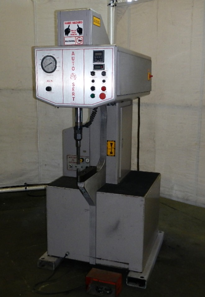 7.5 Ton 6'' Stroke Auto-Sert AS-7.5 HARDWARE INSERTION PRESS (Ref No ...